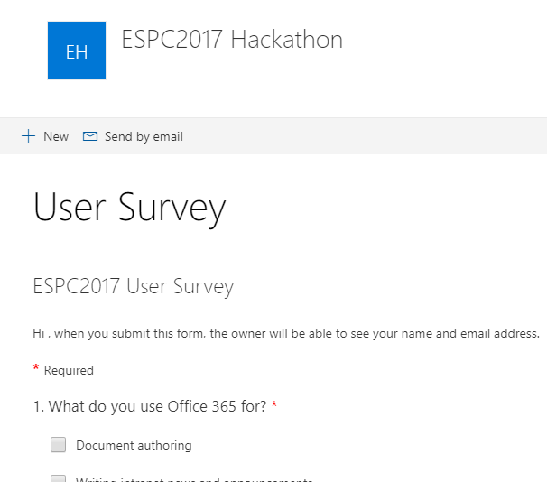 Microsoft-Forms-survey-in-SharePoint - European SharePoint, Office 365 ...
