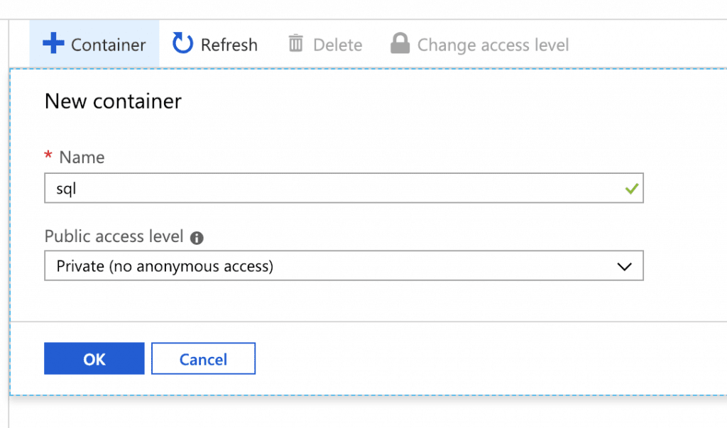 Creating Azure Blob Storage Account For Sql Server Backup And Restore Via The Portal8 European